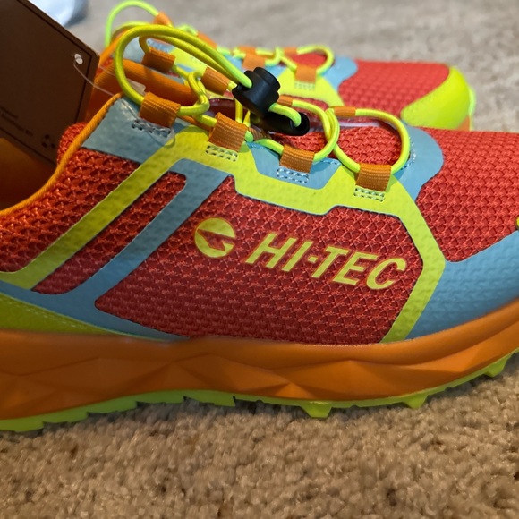 Hi-Tec | Shoes | Hitec Orange And Blue Trail Sneakers With Rugged ...